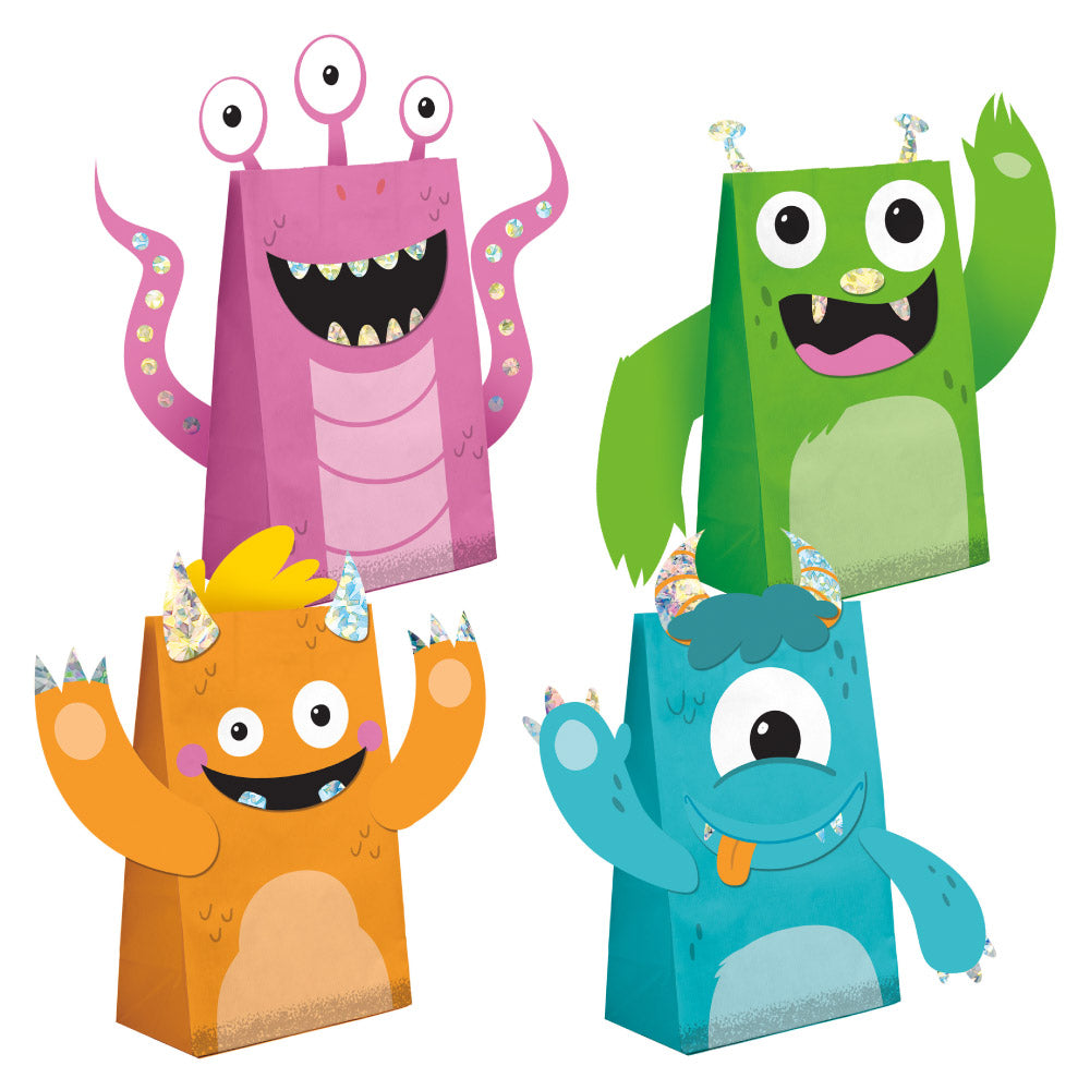 Bolsas Sorpresa Monsters x 8 und - Fiestas y celebraciones | Confetti ...