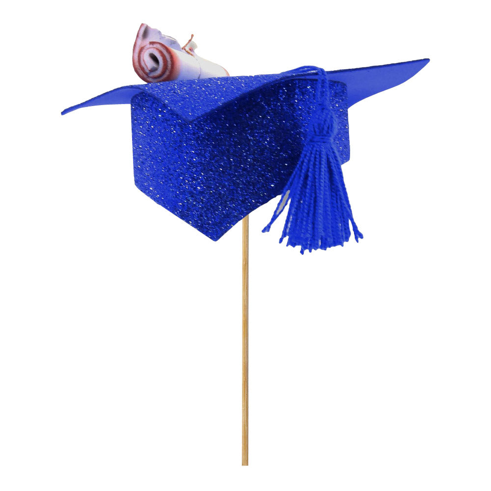 Pin para Torta Birretes Azul x 1 und - Fiesta de grados | Confetti ...