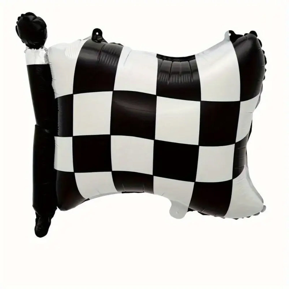 Globo Metalizado 24" Bandera de Carreras x 1 und | Todo para fiestas ...