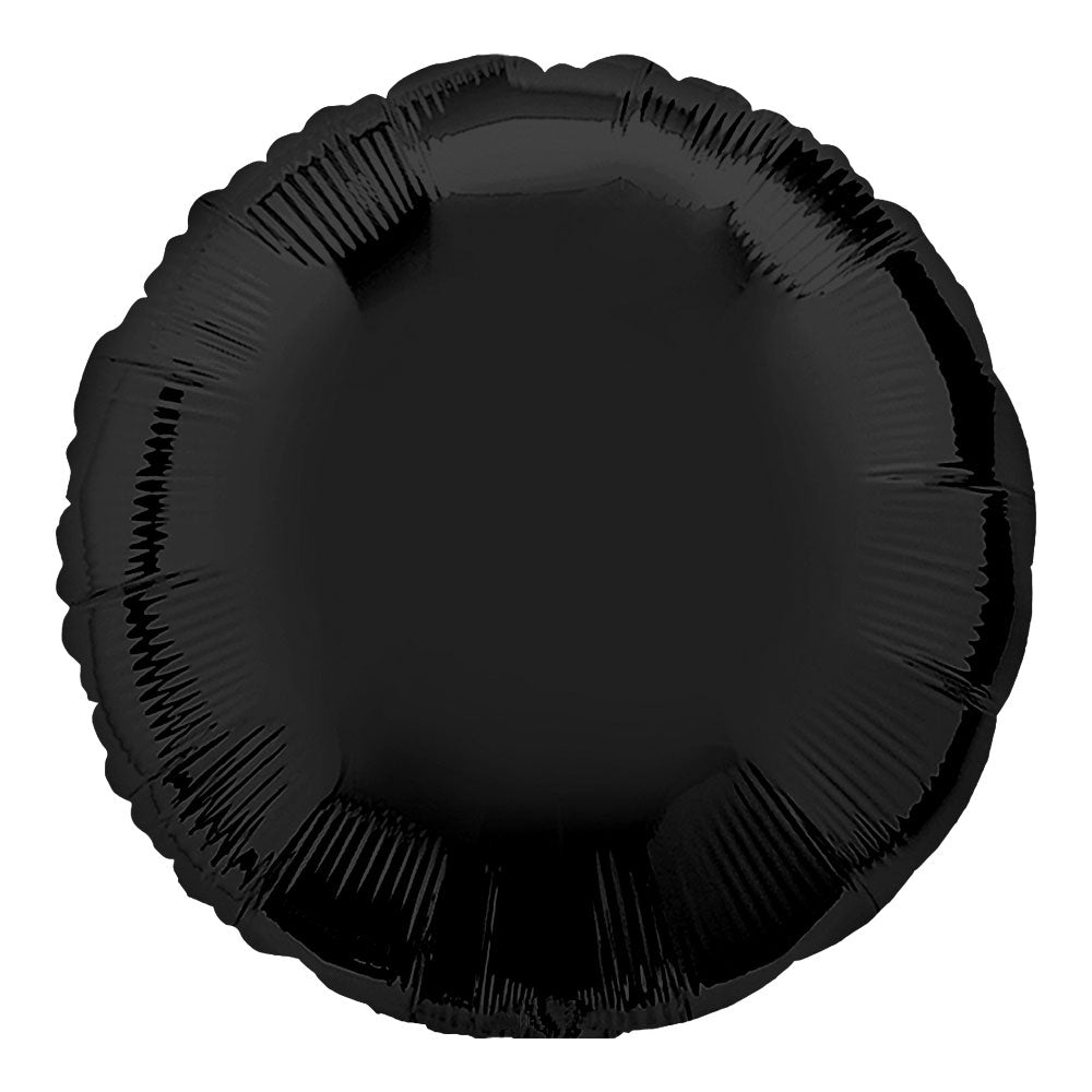 Globo Redondo Metalizado 18" Negro x 1 und - Globos para fiestas ...