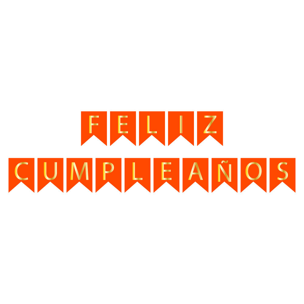 Letrero F.C Picos Naranja - Productos para piñateria | Confetti ...