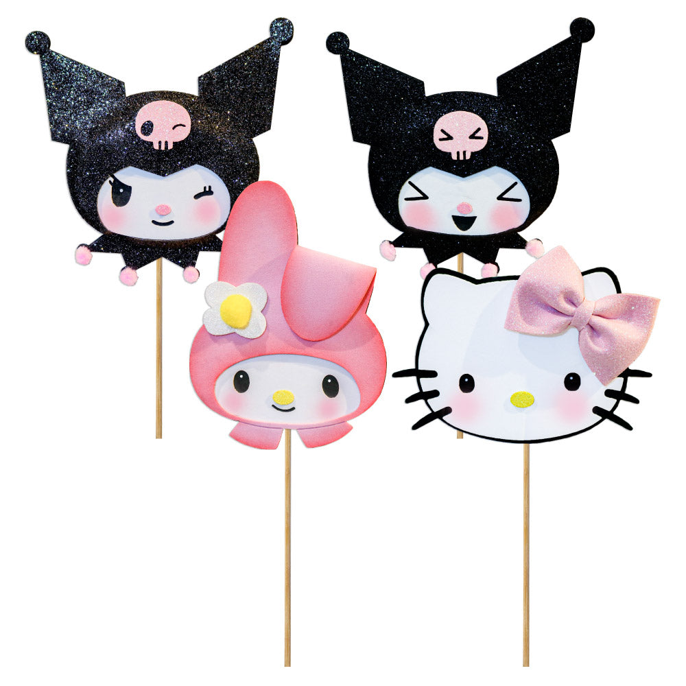 Decoracion Kuromi x 4 und - Decoraciones para fiestas | Confetti ...