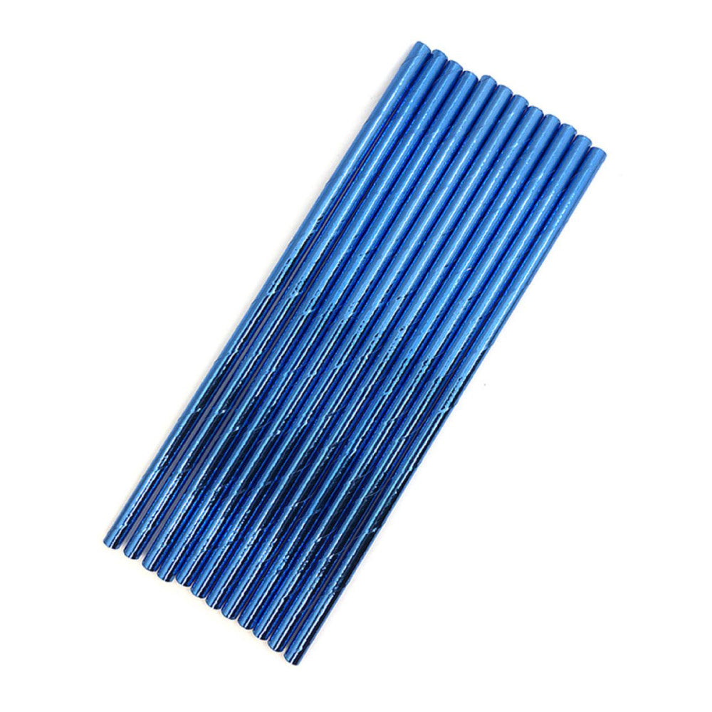 Pitillo Azul Metalizado x 25 und - Todo para fiestas | Confetti ...