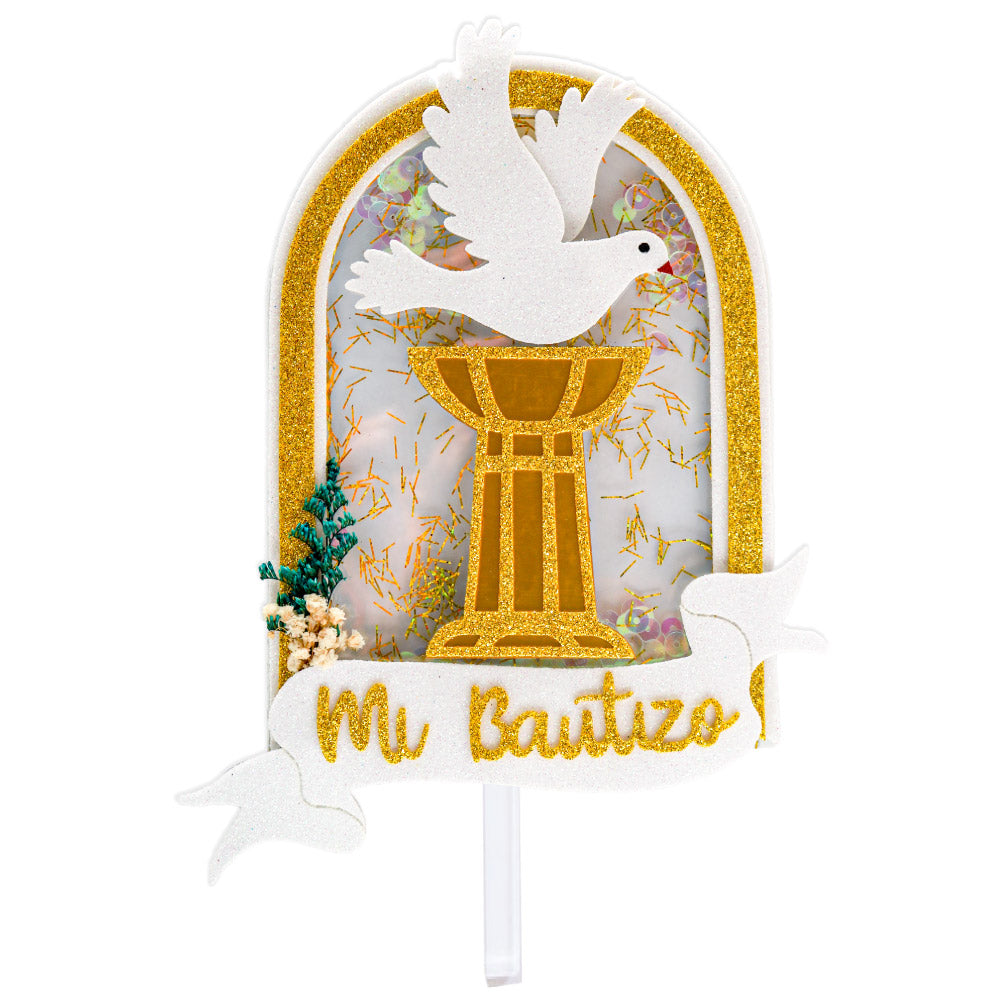 Topper Mi Bautizo x 1 und - Productos para piñateria | Confetti ...