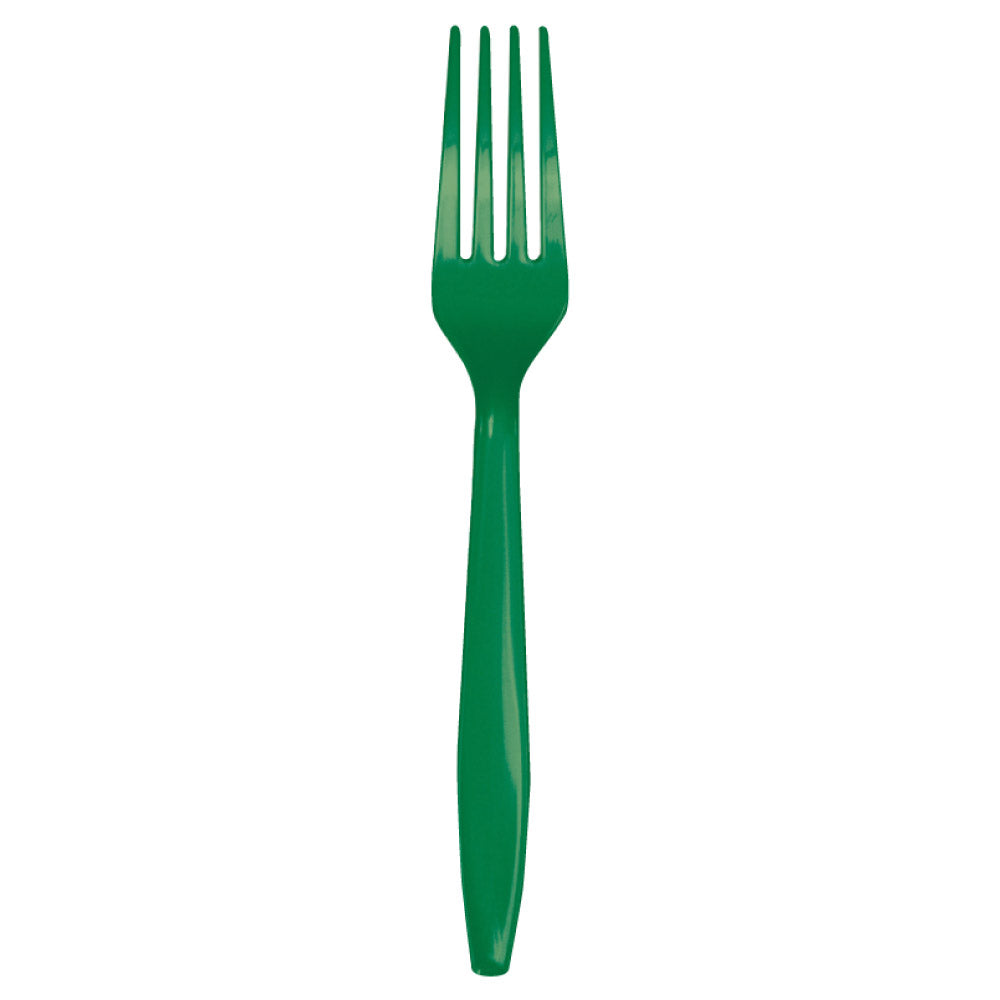 Tenedor Verde Selva x 12 und - Todo para decorar fiestas | Confetti ...