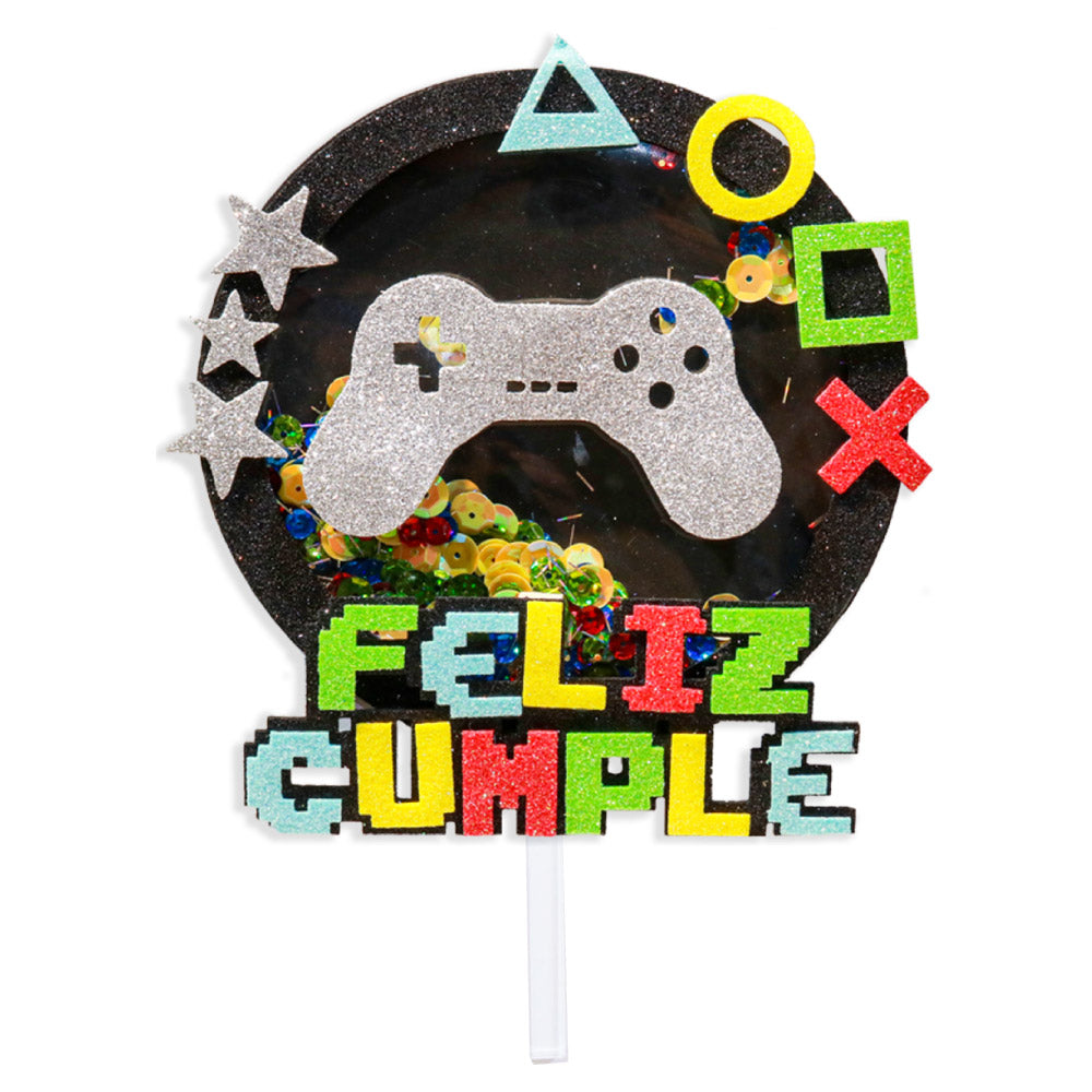 Topper F.C Video Game x 1 und - Decoración de torta | Confetti ...
