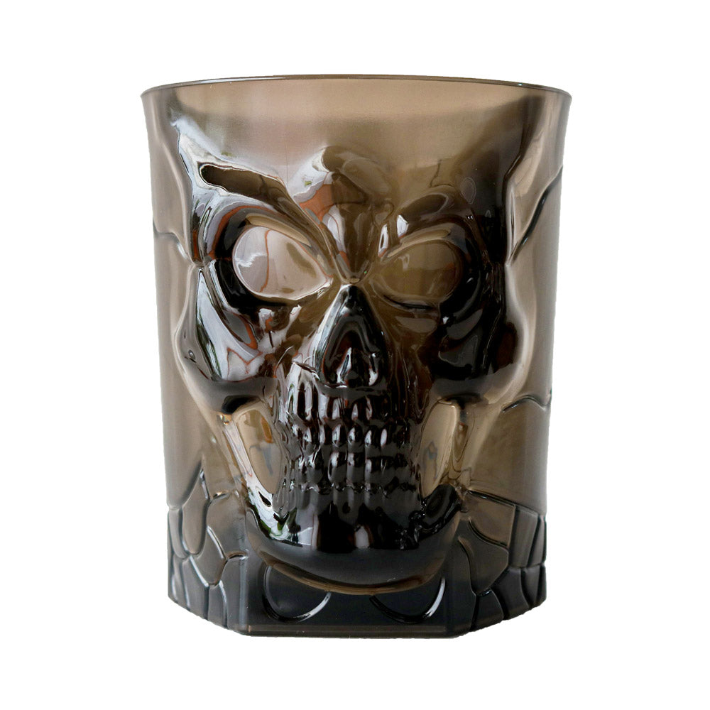 Vaso Acrilico Calavera Negro x 1 und - Celebracion de Halloween ...