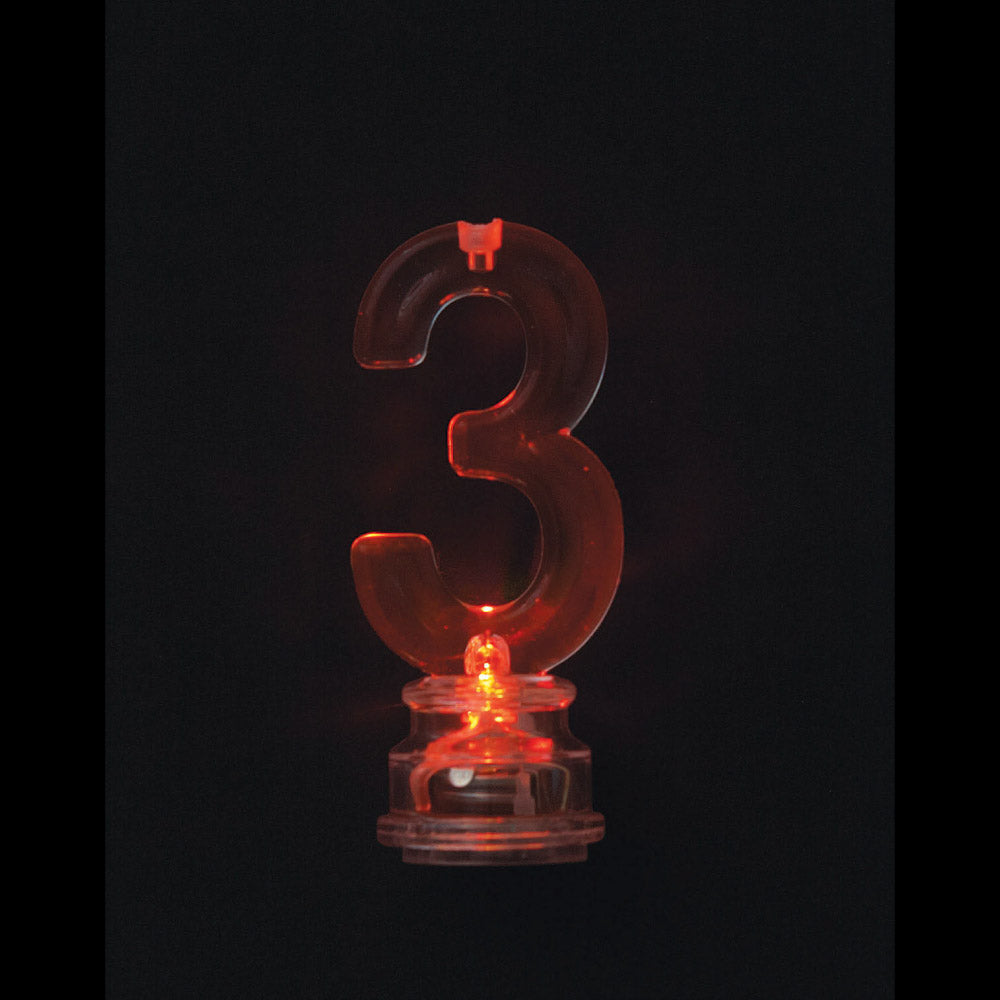 Numero 3 con Luz Led x 1 und - Decoraciones para fiestas | Confetti ...
